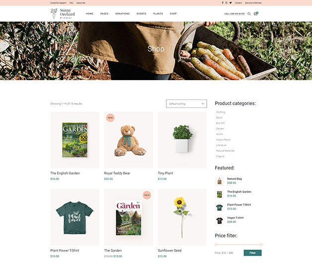 Landing – SunnyOrchard